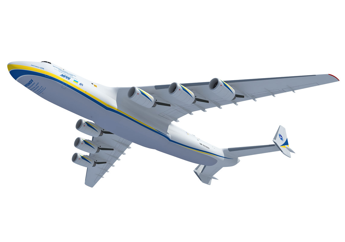 Antonov an-225 mriya aerial 3D model - TurboSquid 1443723