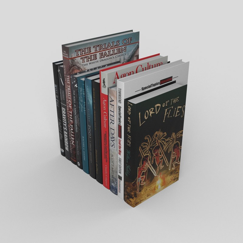 Books 3D model - TurboSquid 1443710
