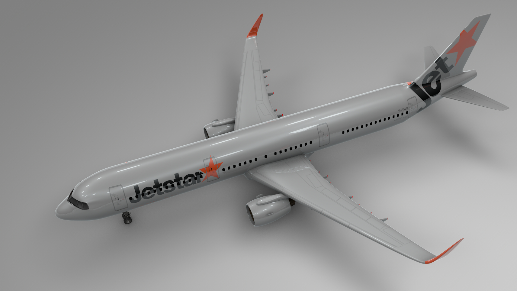 3D airbus a321 neo jetstar - TurboSquid 1443752