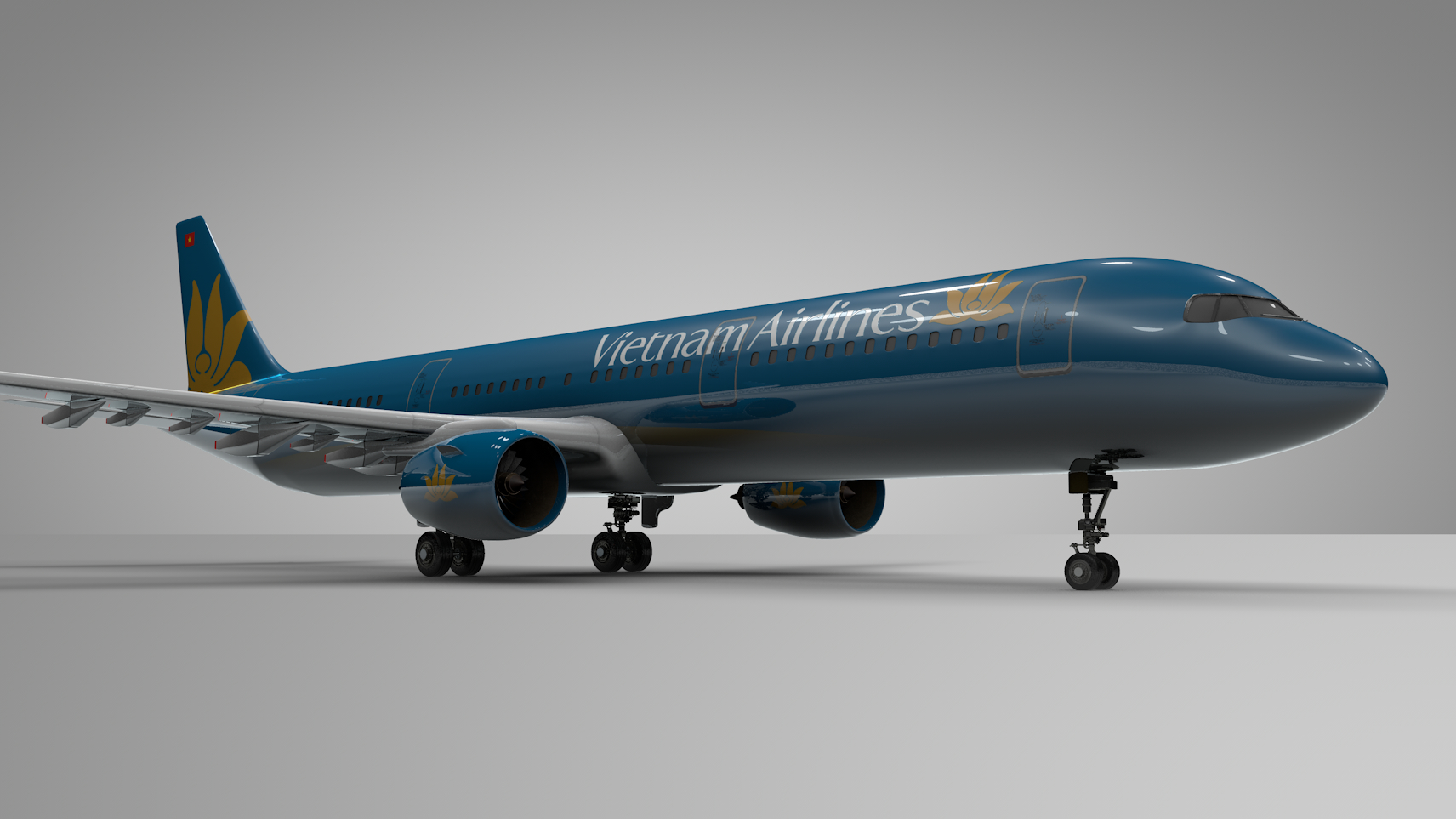 Airbus a321 neo Vietnam Airlines L302 3D-Modell - TurboSquid 1443754