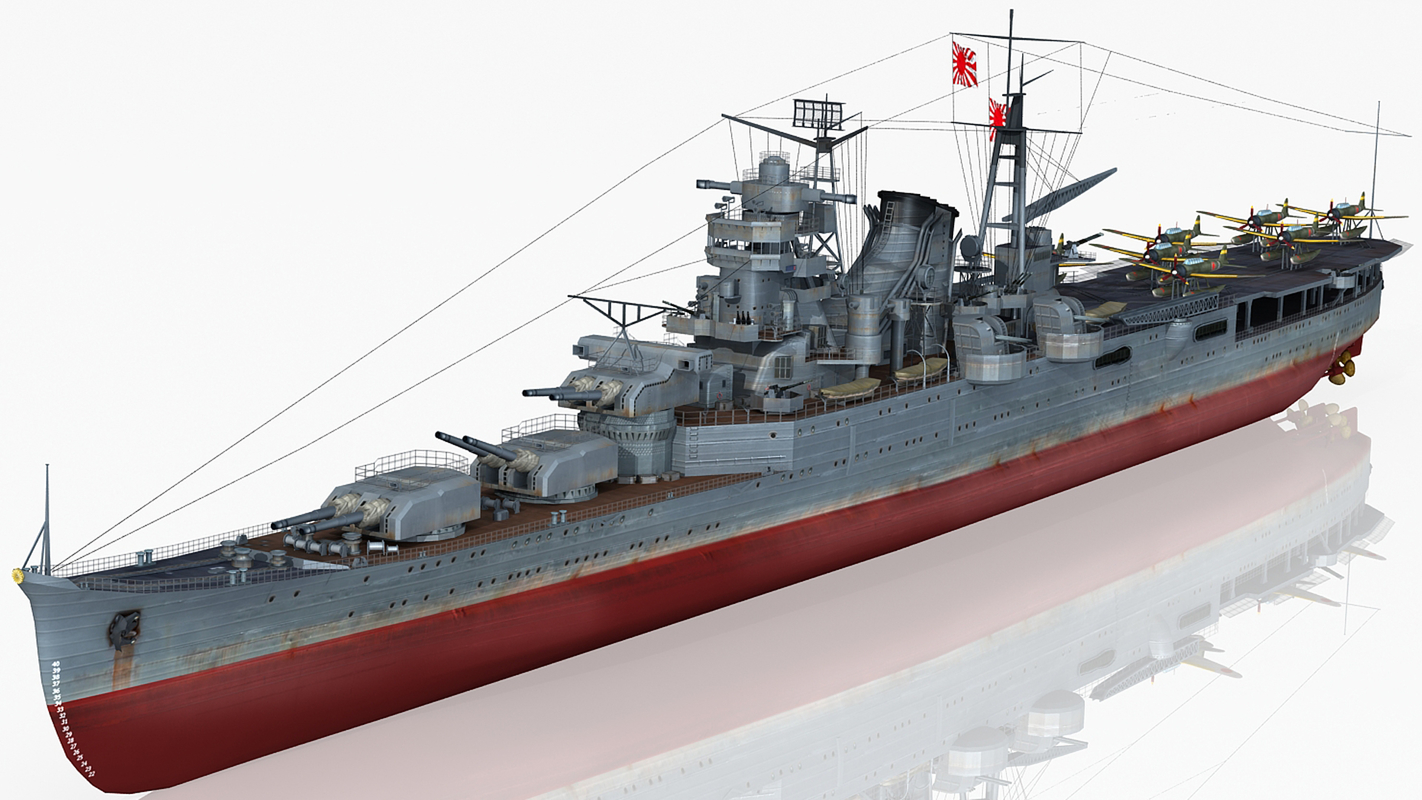Japanese cruiser mogami 3D model - TurboSquid 1442447