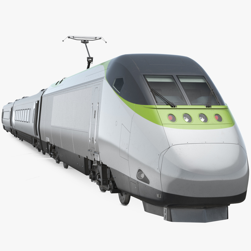 Express train generic rigged 3D model - TurboSquid 1444186