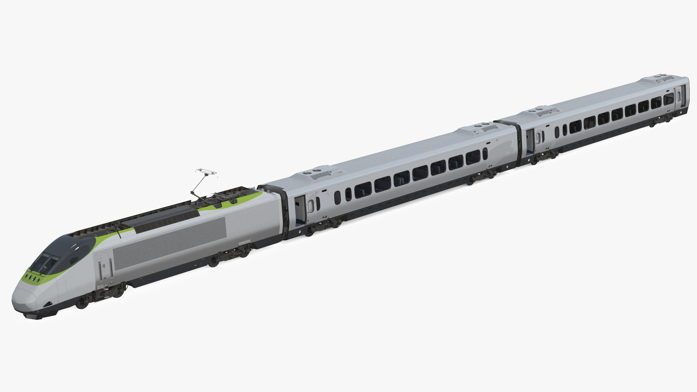 Express train generic rigged 3D model - TurboSquid 1444186