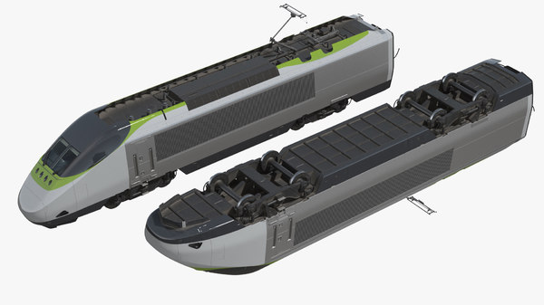 Express train generic rigged 3D model - TurboSquid 1444186
