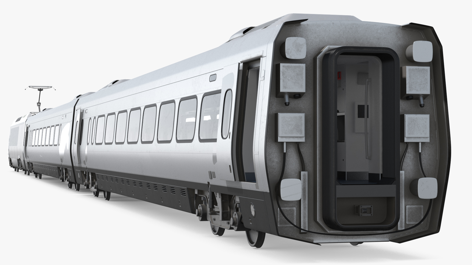Express train generic rigged 3D model - TurboSquid 1444186
