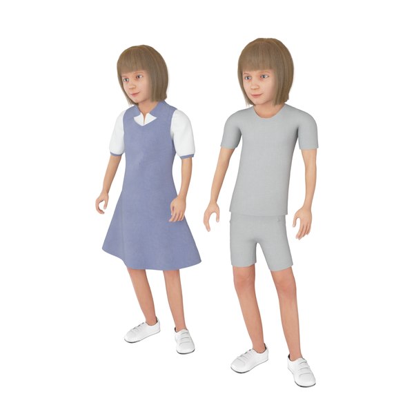 Teen Girl 3D Models for Download | TurboSquid