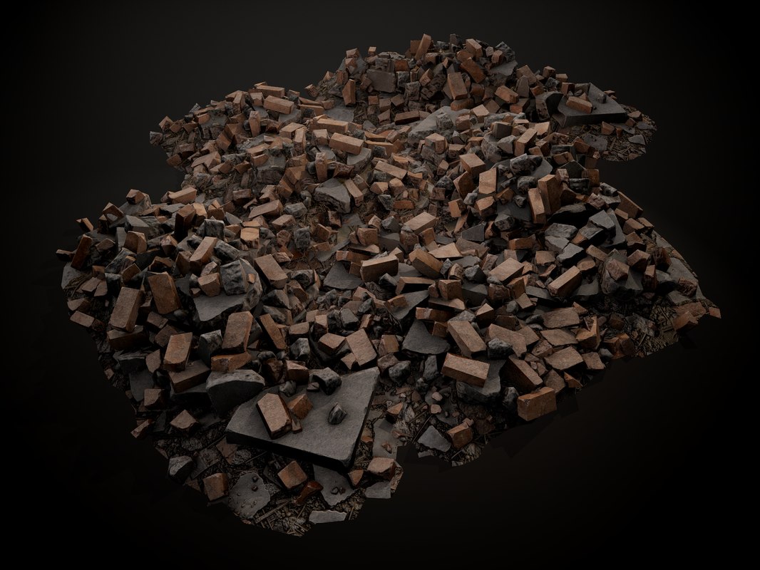 3D debris piles model - TurboSquid 1444038