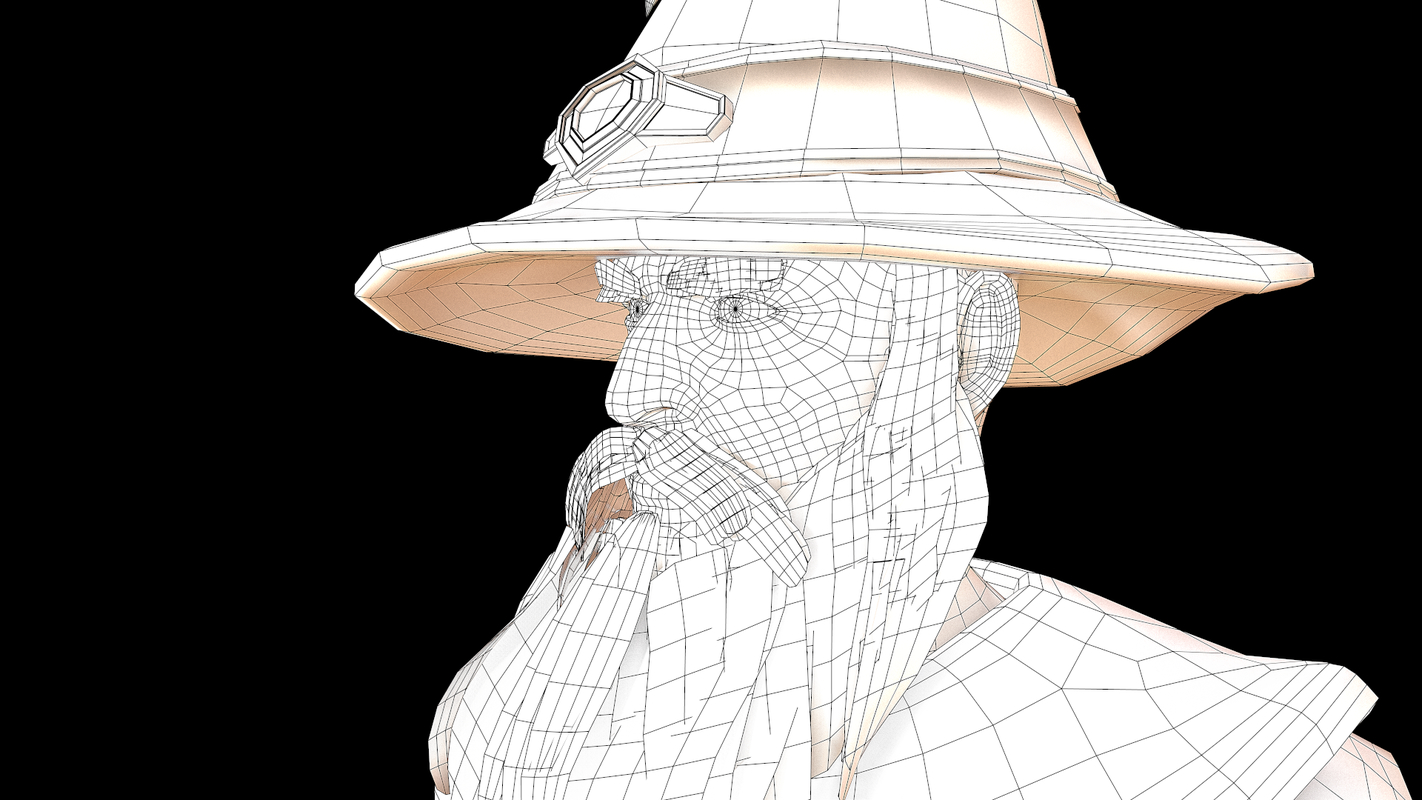 Original wizard staff 3D model - TurboSquid 1442377