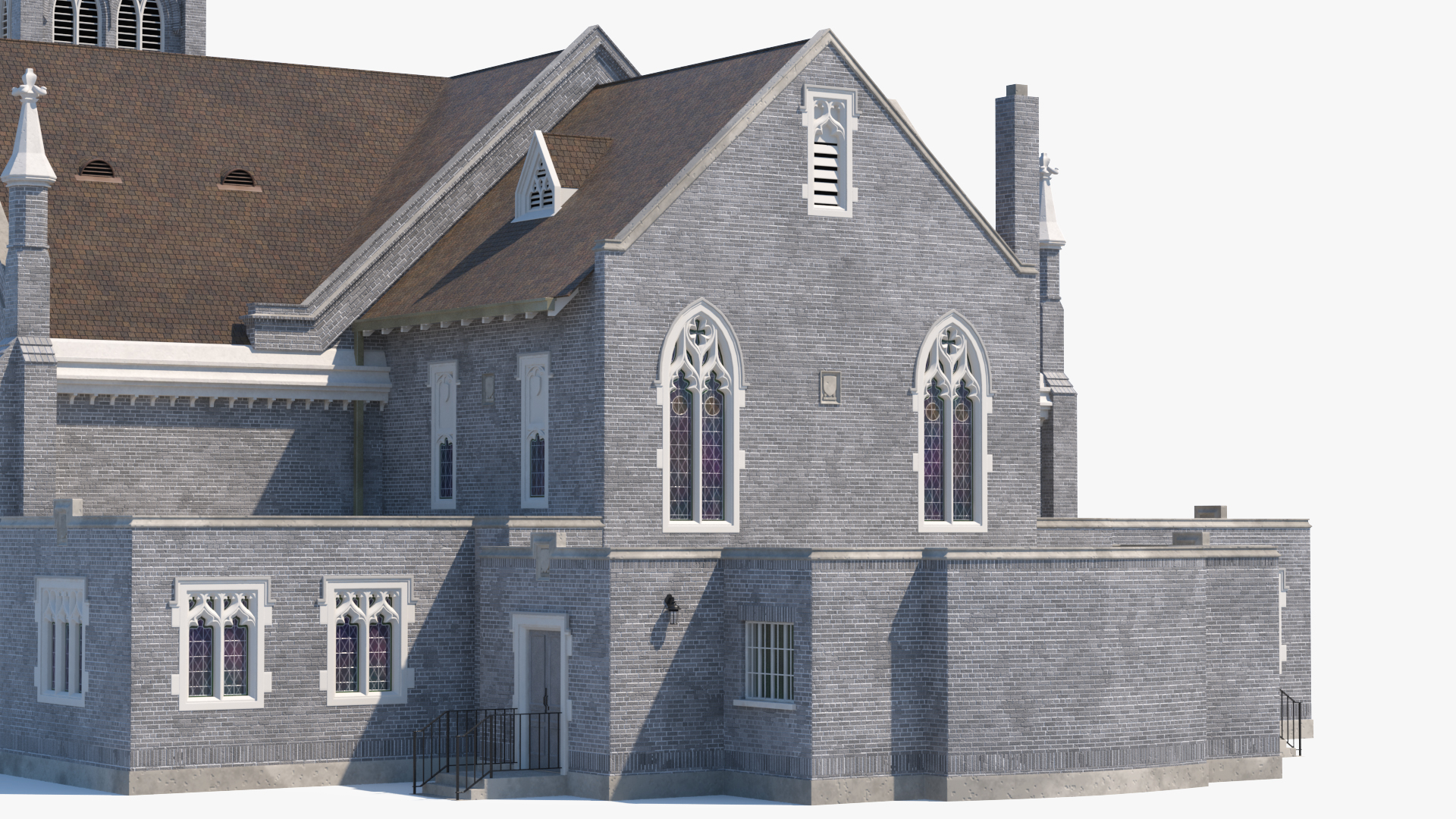 3D ancient catholic church model - TurboSquid 1444078