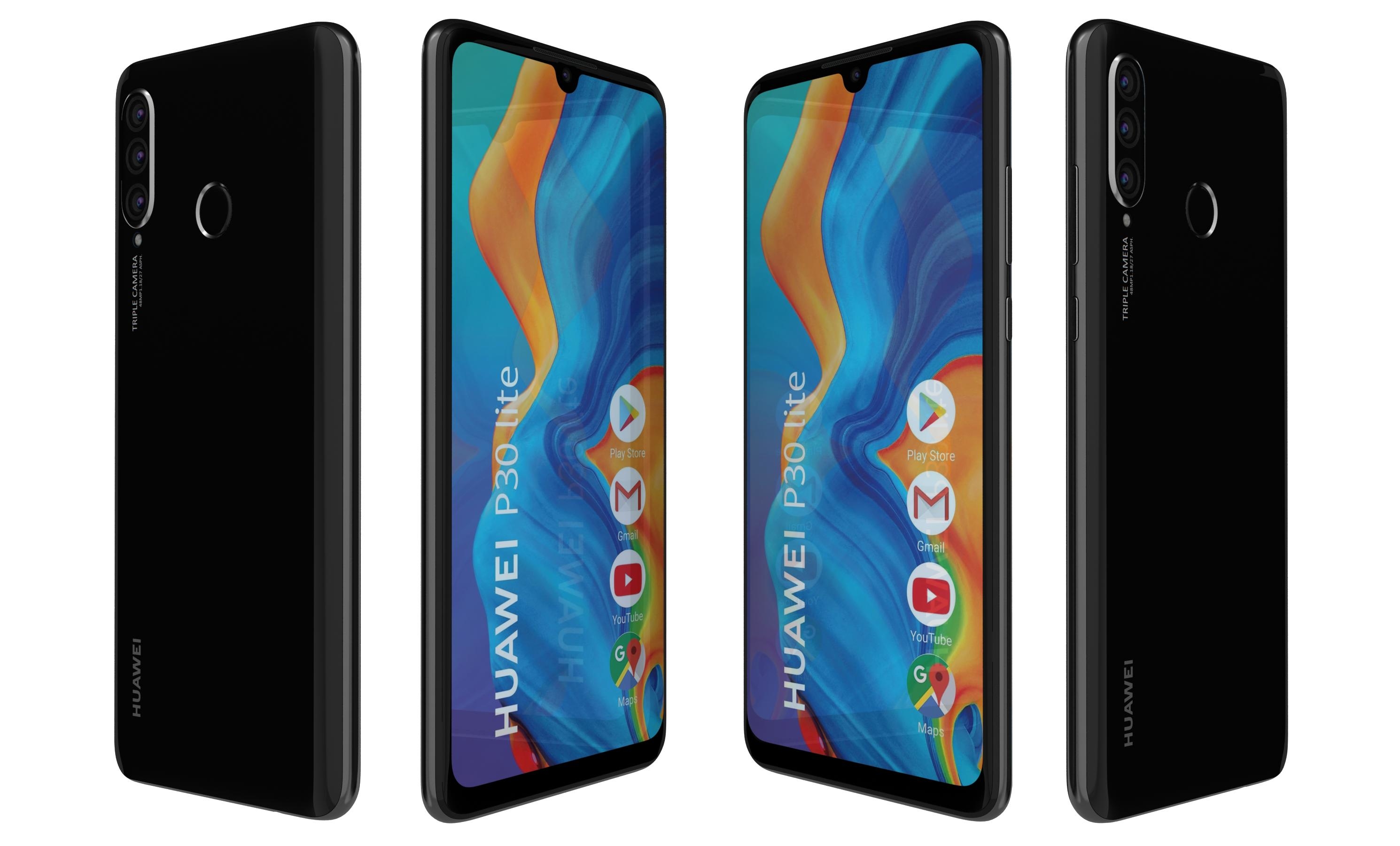 3D huawei p30 lite colors model - TurboSquid 1444099