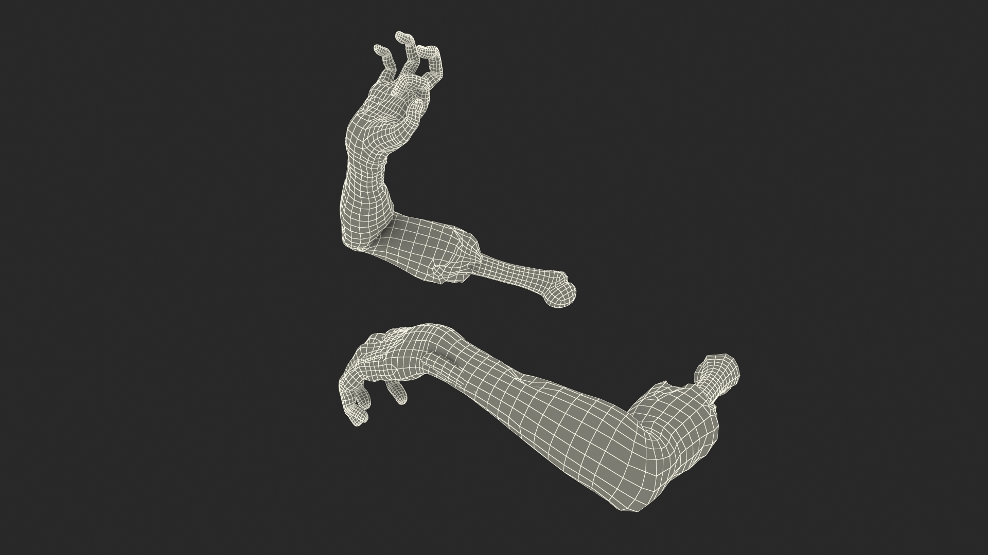 Zombie arms attack pose model - TurboSquid 1444194