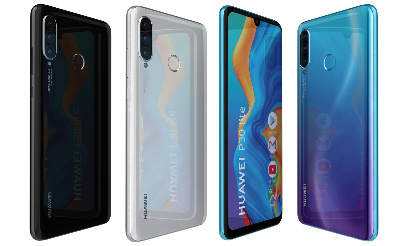3D huawei p30 lite colors model - TurboSquid 1444099