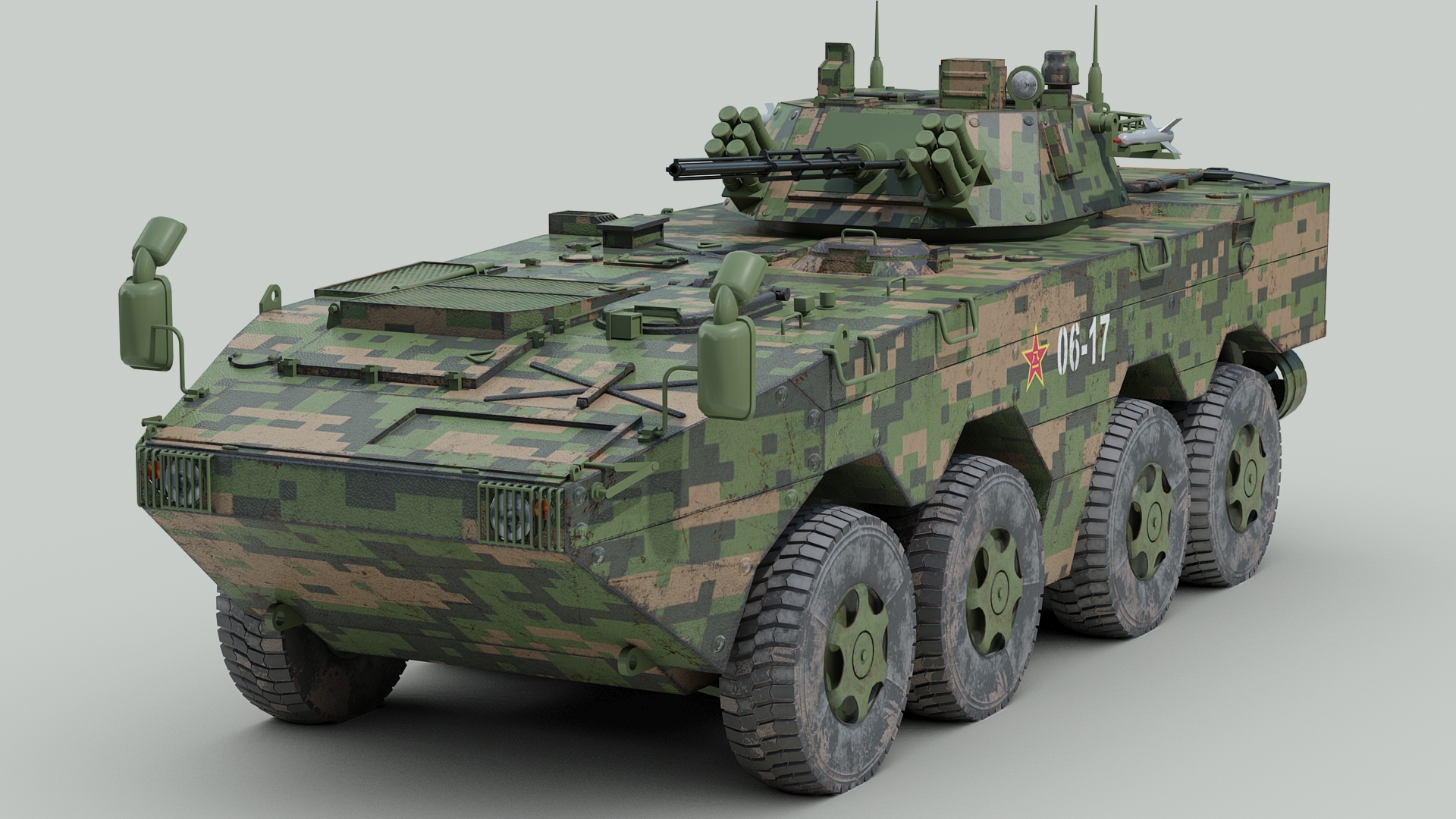 Chinese zbl 09 3D model - TurboSquid 1444162