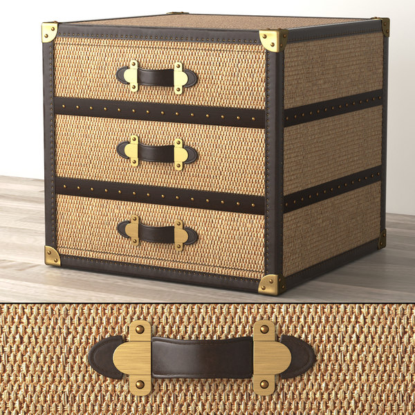 gypsy chest 3d obj