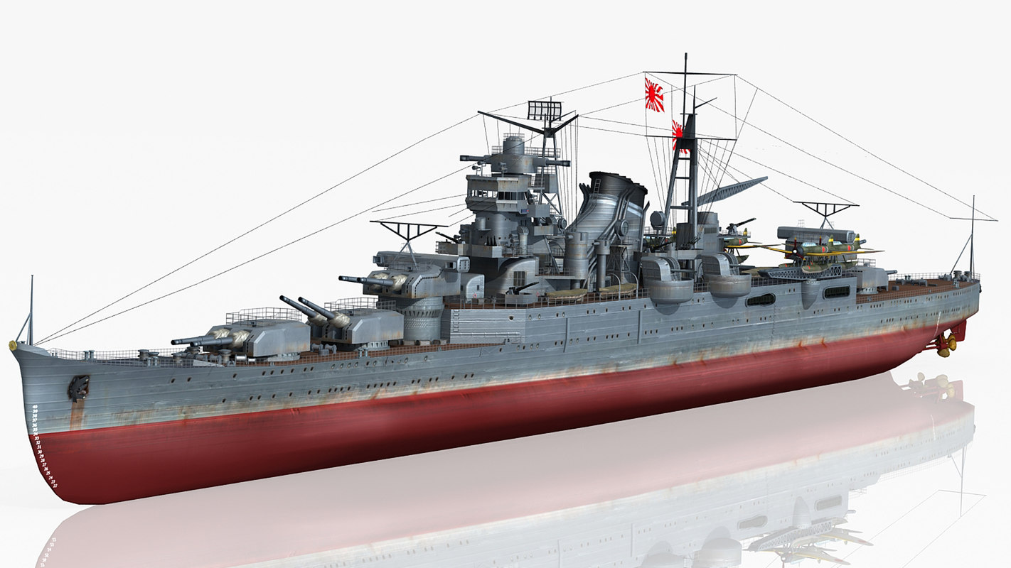 Japanese cruiser suzuya 3D model - TurboSquid 1442721
