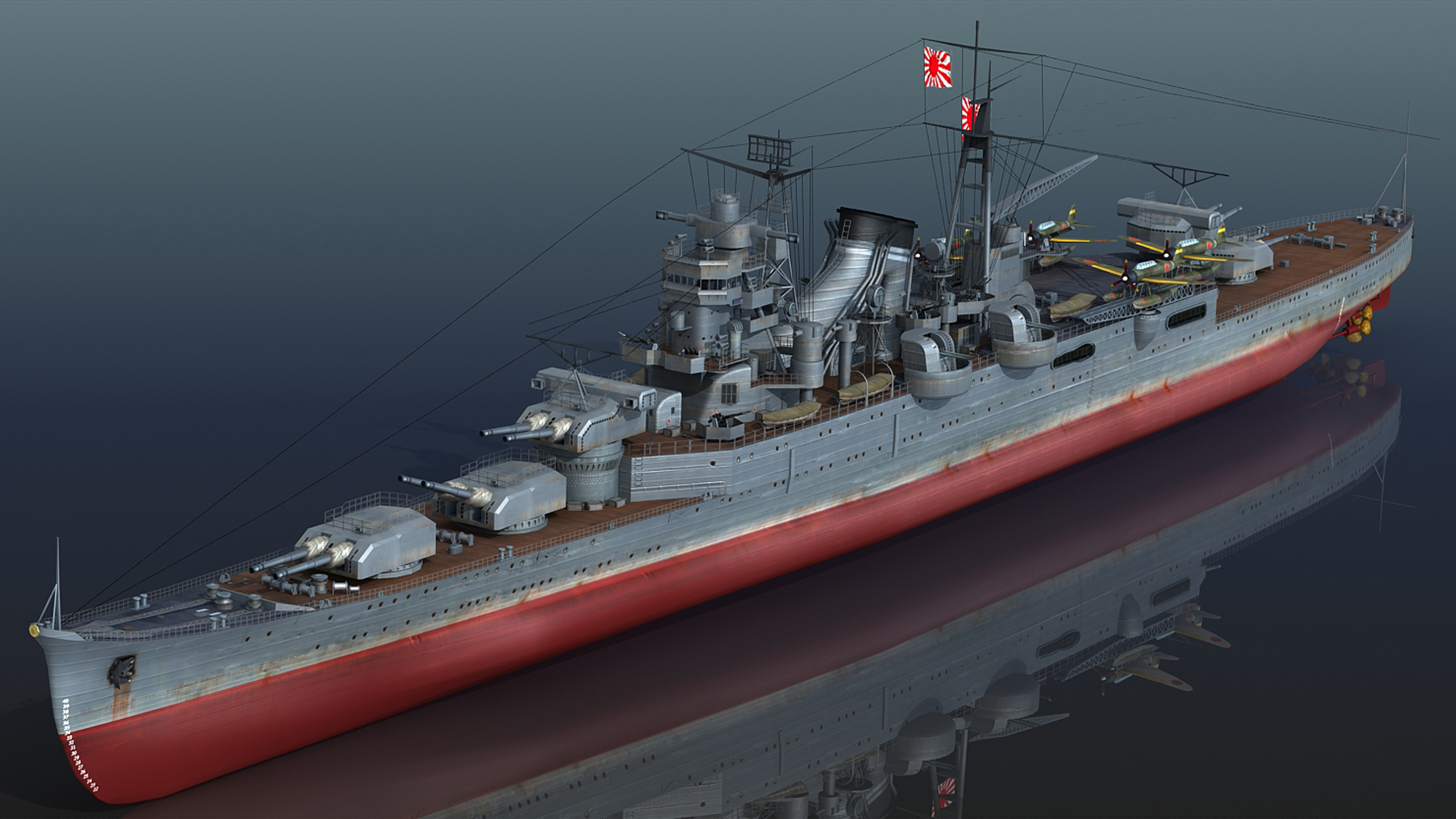 Japanese cruiser suzuya 3D model - TurboSquid 1442721