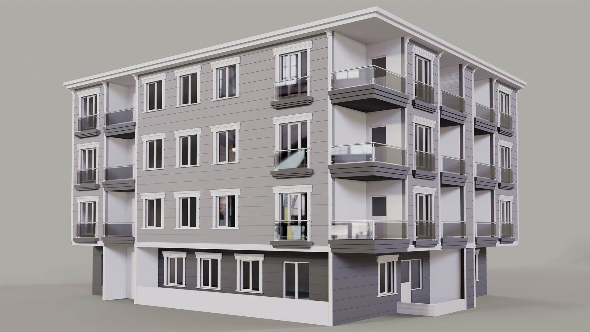 3D buildings housing - TurboSquid 1444283