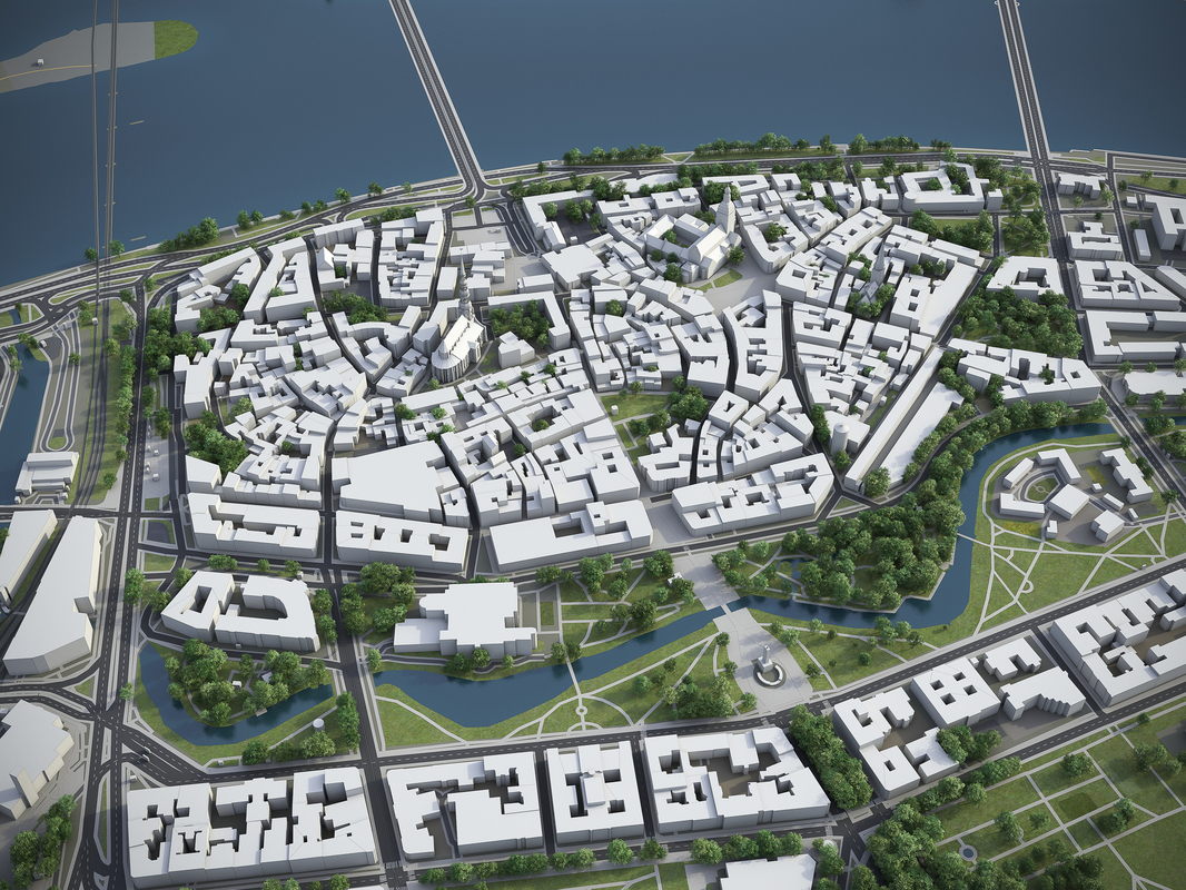 3D riga surrounding - - TurboSquid 1444318