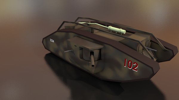 남성 마크 V 탱크 영국 육군 군사 3D 모델 - TurboSquid 1444441