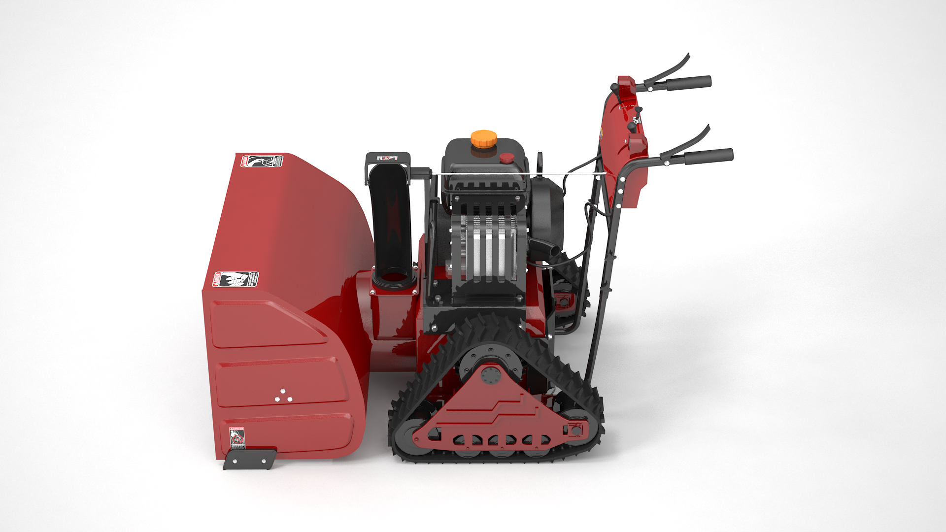 Heavy duty snow blower 3D - TurboSquid 1444442