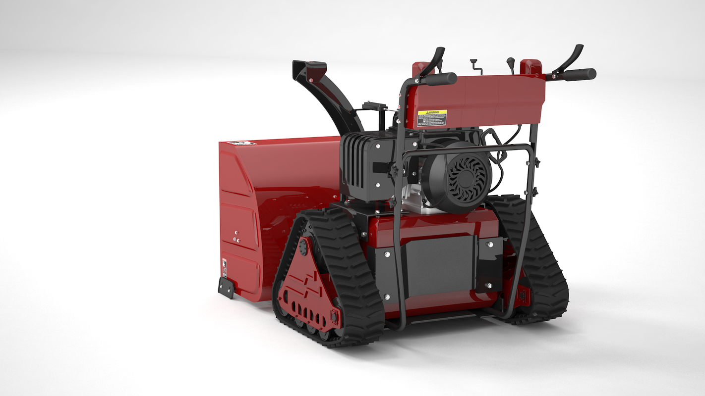 Heavy duty snow blower 3D - TurboSquid 1444442