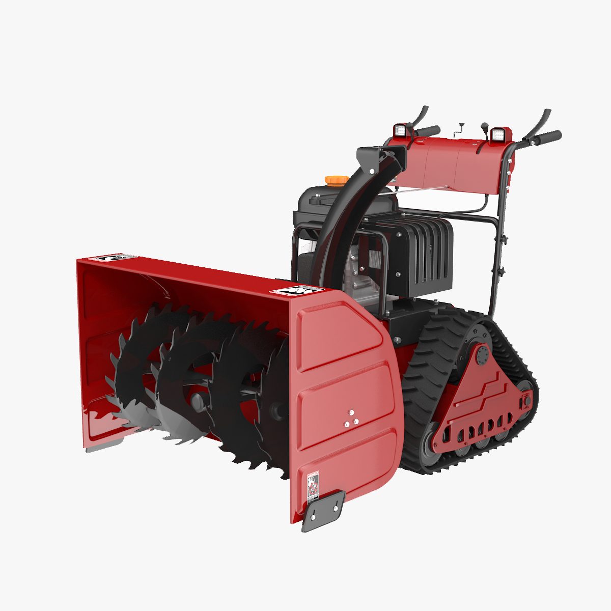 Heavy duty snow blower 3D - TurboSquid 1444442
