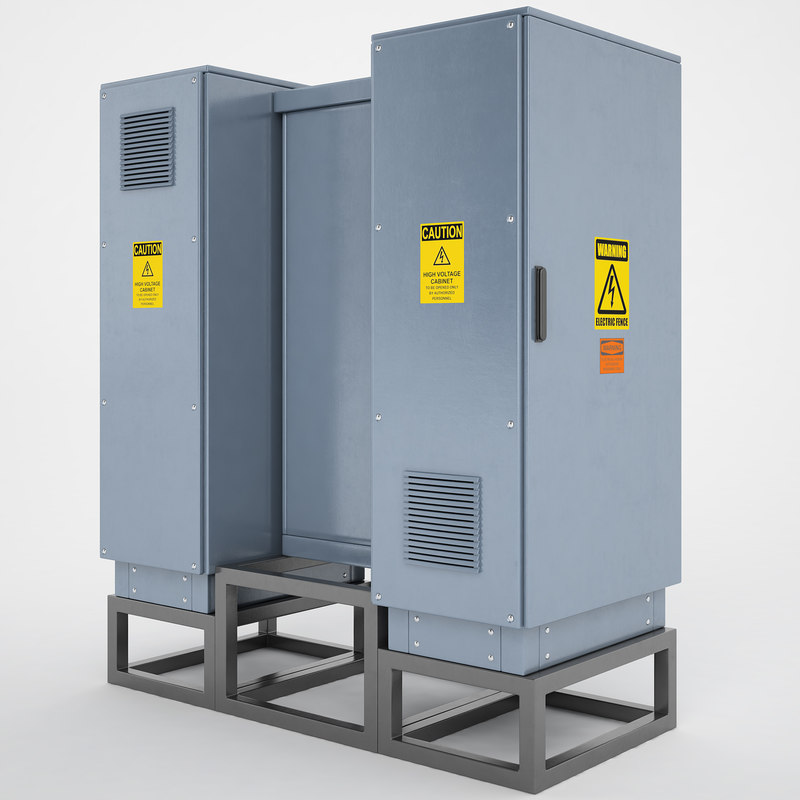 Outdoor electrical cabinet 3D - TurboSquid 1444469