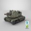 tank post apocalyptic 3d model