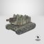 tank post apocalyptic 3d model