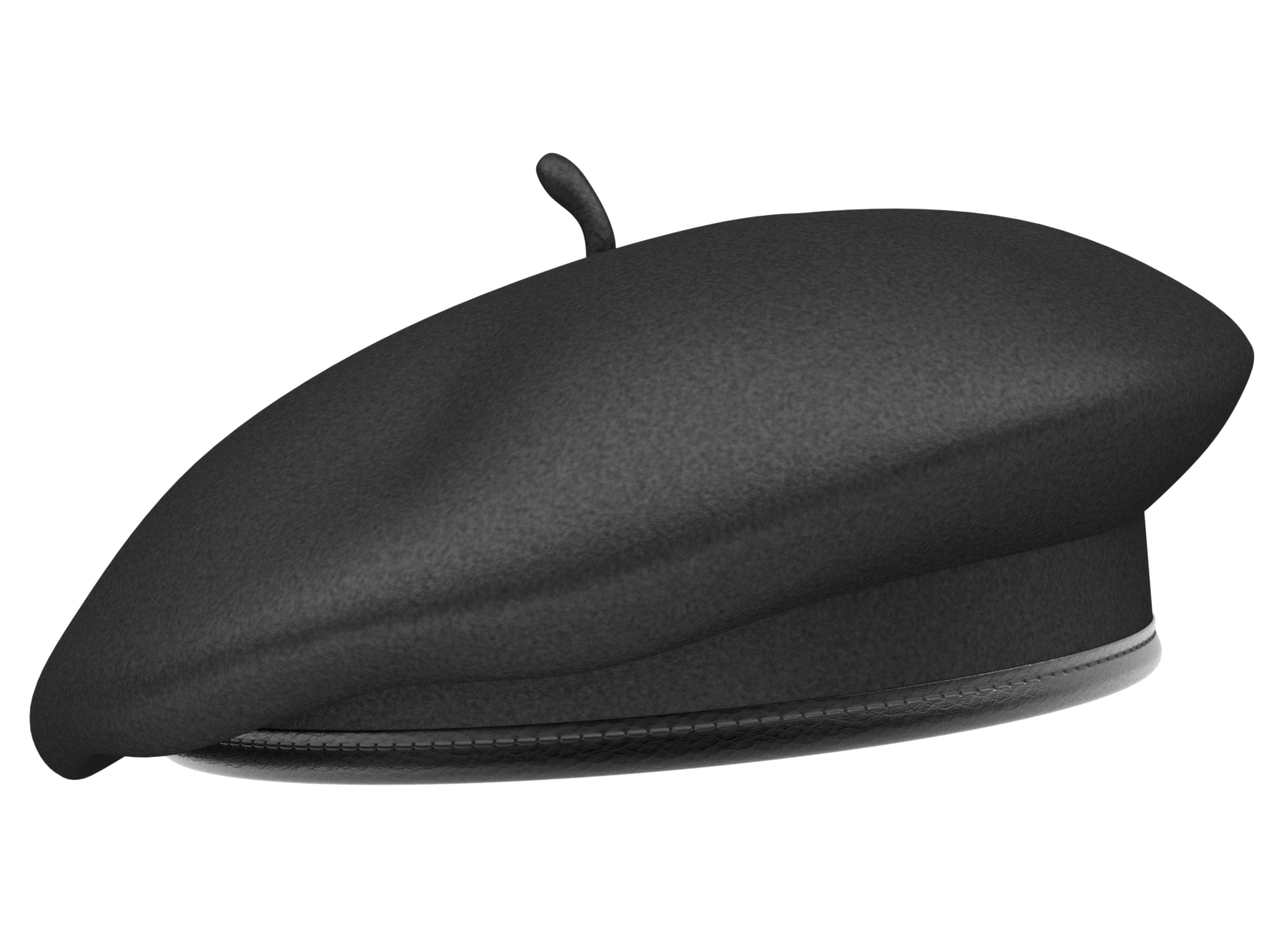 Beret hat 3D model - TurboSquid 1444533