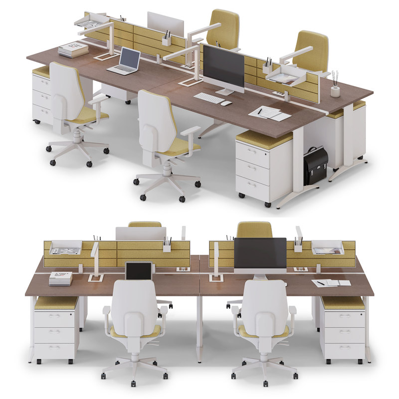 3D office workspace las - TurboSquid 1444575
