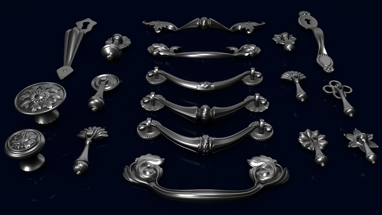 modelo 3d Handles_Vol_01 - TurboSquid 1444601
