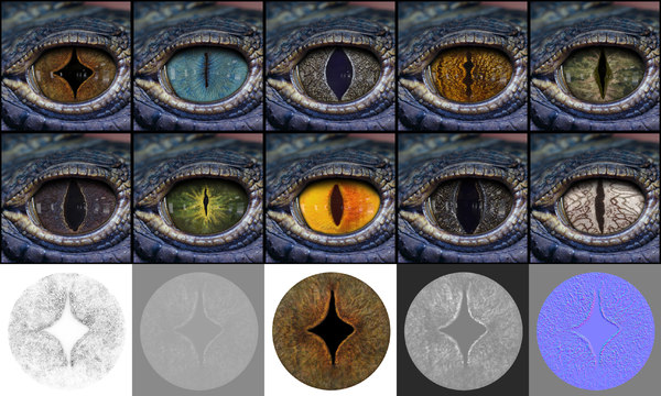 Texture PNG creature iris texture