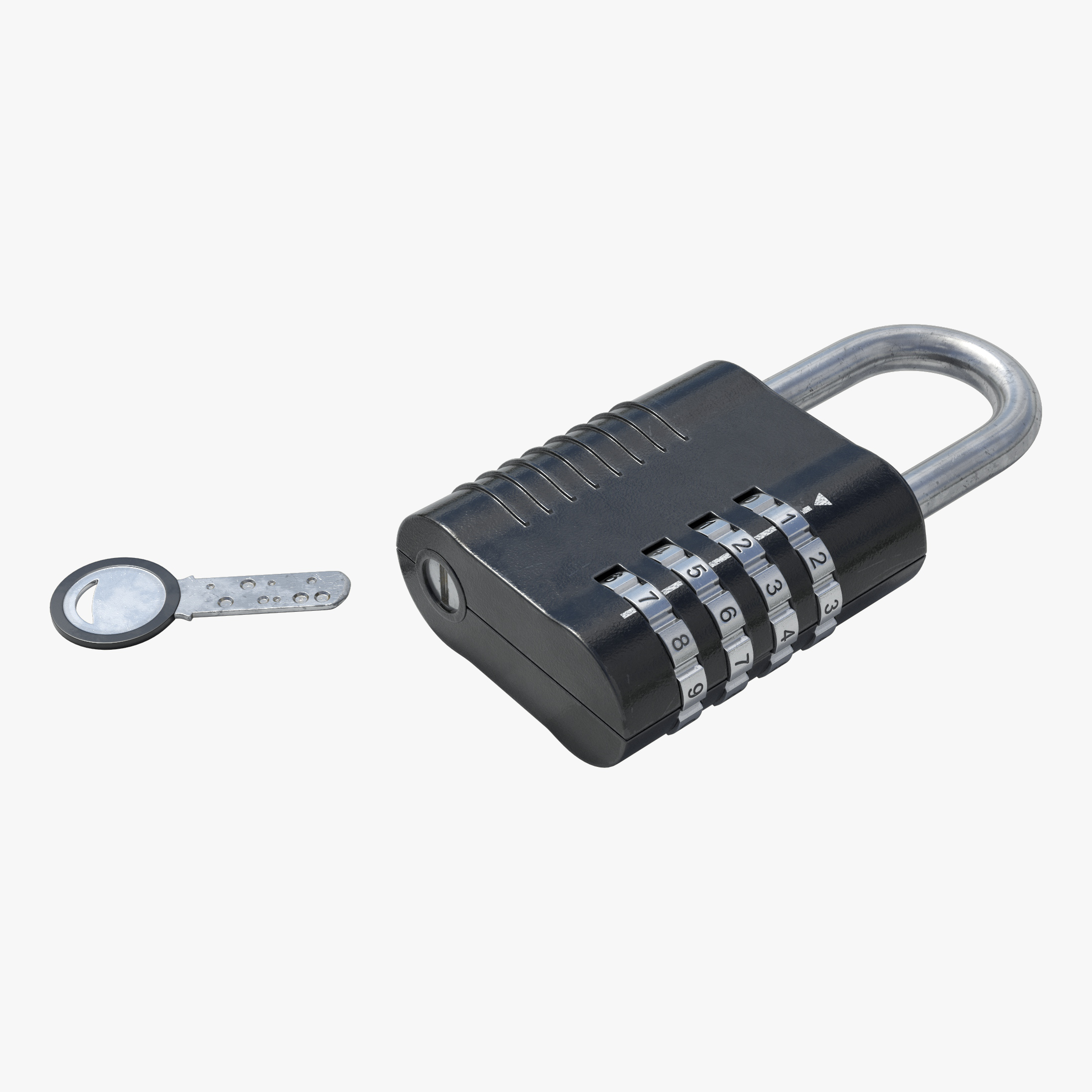 Cadeado de combinação Modelo 3D - TurboSquid 1443027