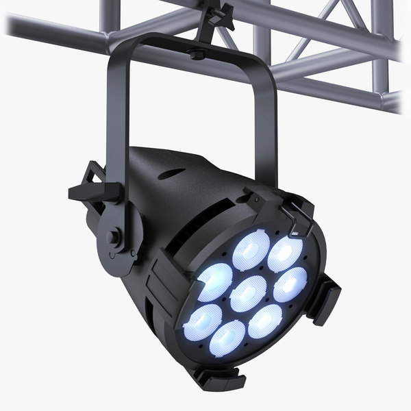 3d model colorsource par lights