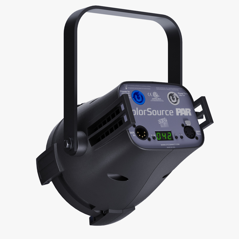 3d model colorsource par lights