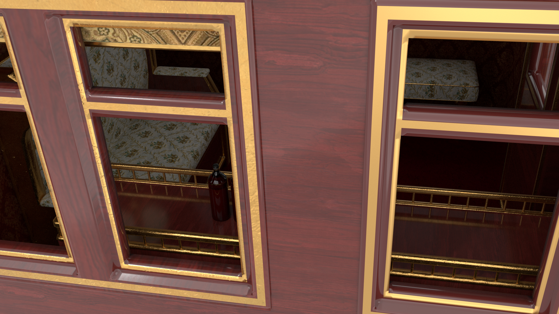 Steam train 3D model - TurboSquid 1440503