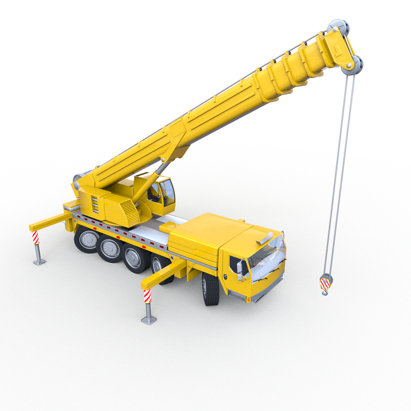 modèle 3D de Grue mobile - TurboSquid 1444834