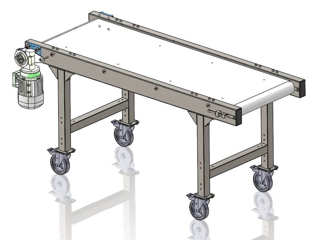 3d Model Conveyor Belt Turbosquid 1444975