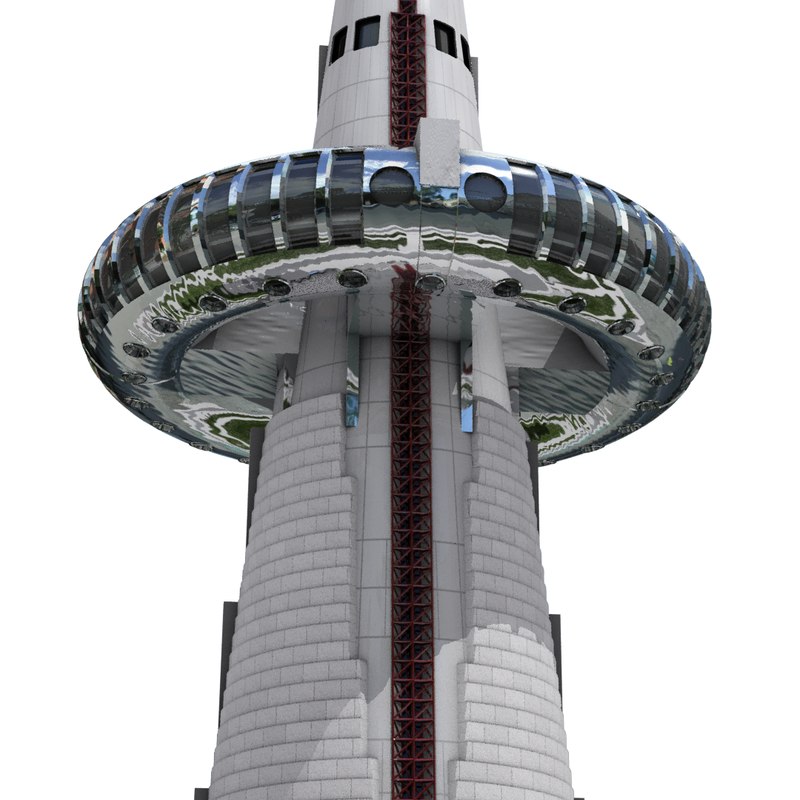 3D observation tower model - TurboSquid 1444974