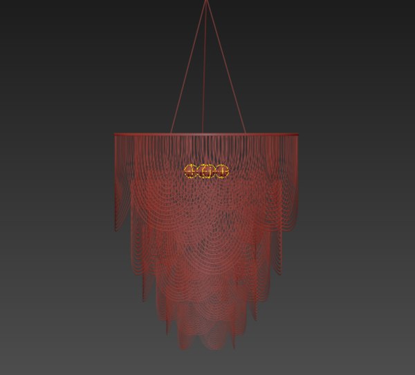 modelo 3d Ceremony_Chandelier_by_Slamp - TurboSquid 1444993