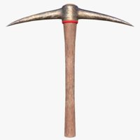 Blender Pickaxe Models | TurboSquid
