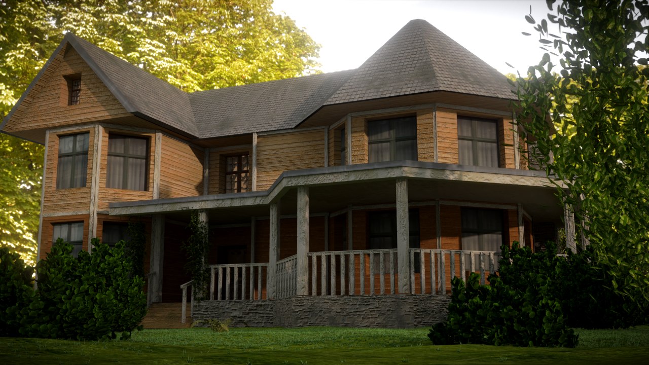 3D house colonial model - TurboSquid 1179901