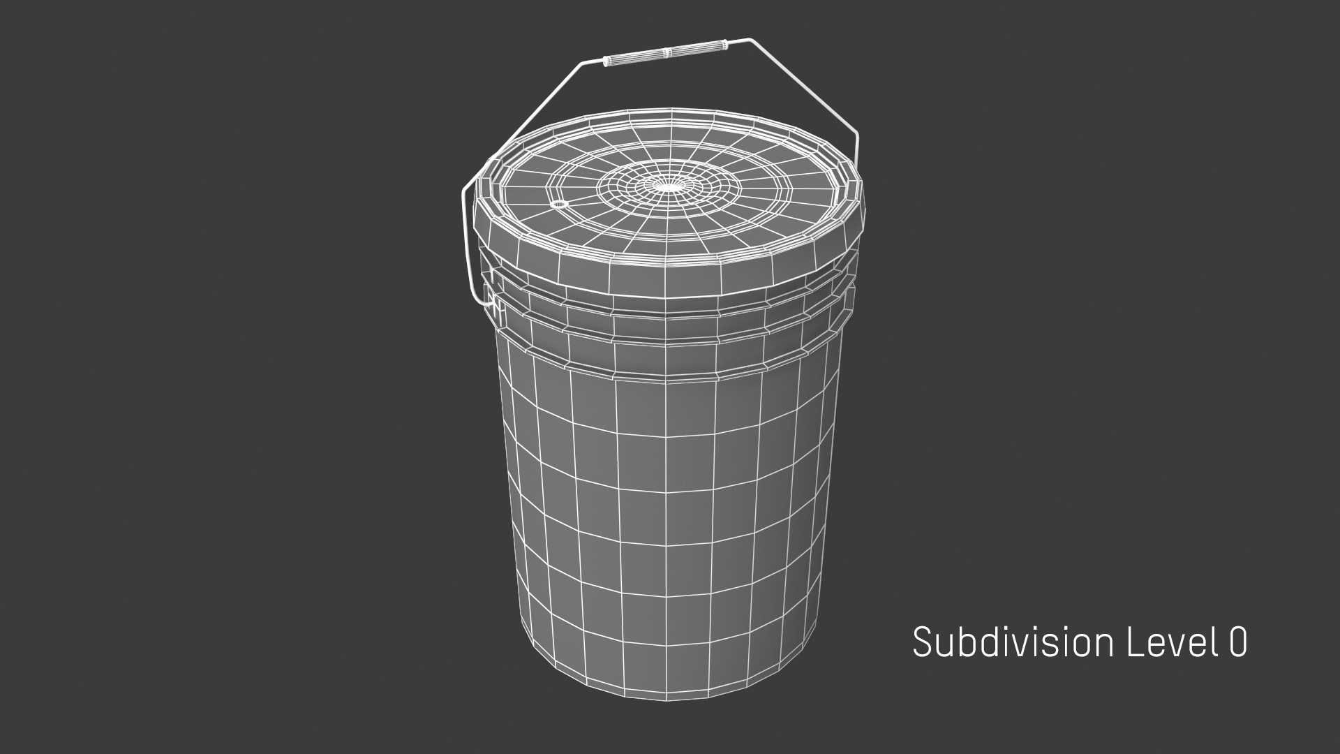 Plastic bucket 3D model - TurboSquid 1445117