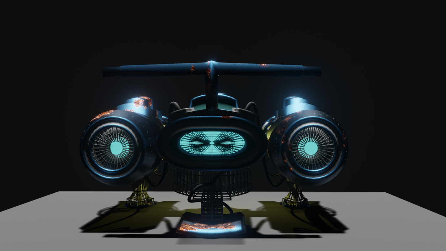 3D rusty spaceship - TurboSquid 1445172