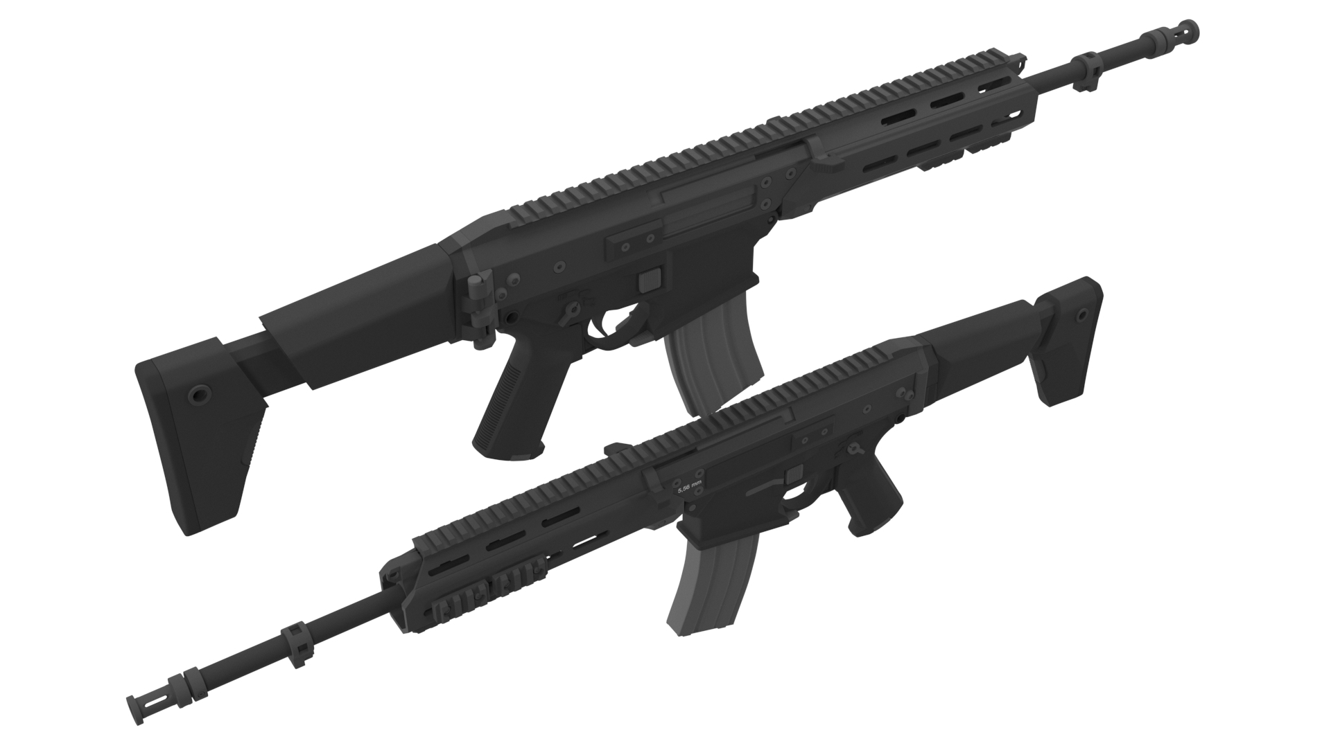 MSBS Grot Modular Assault Rifle Radom 3D模型3D模型 - TurboSquid 1445174