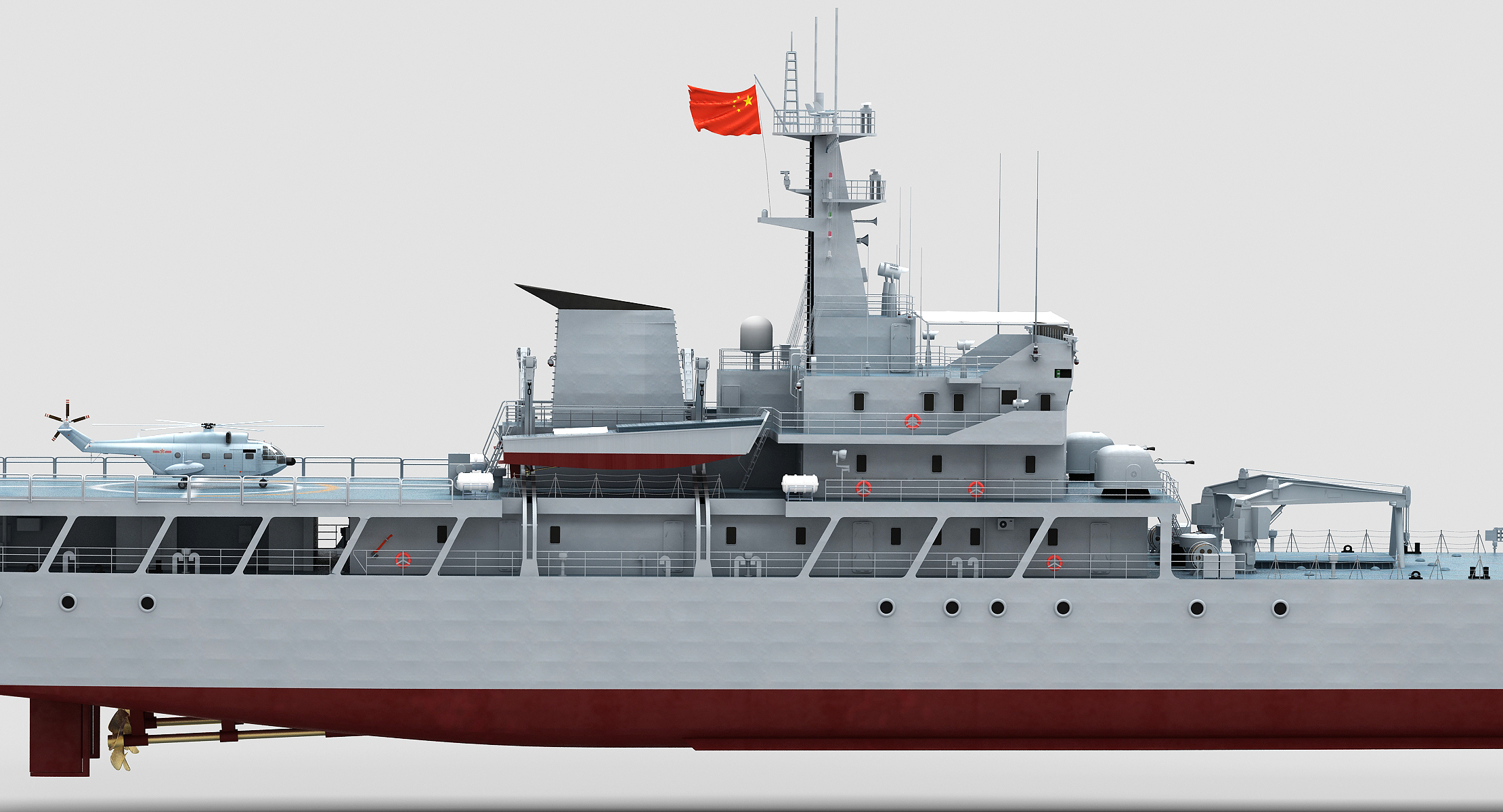 Chinese navy type-072iii landing 3D model - TurboSquid 1445221