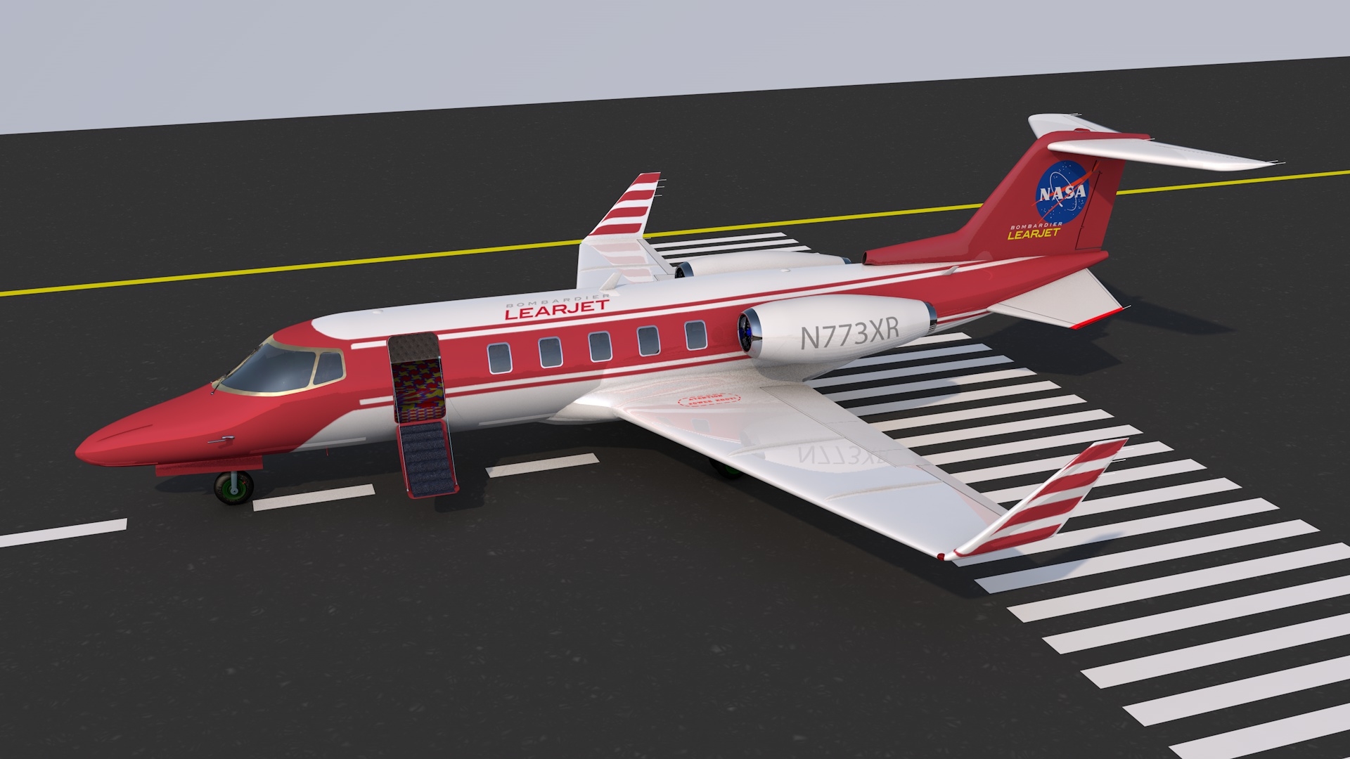 Lear jet 3D model - TurboSquid 1445207