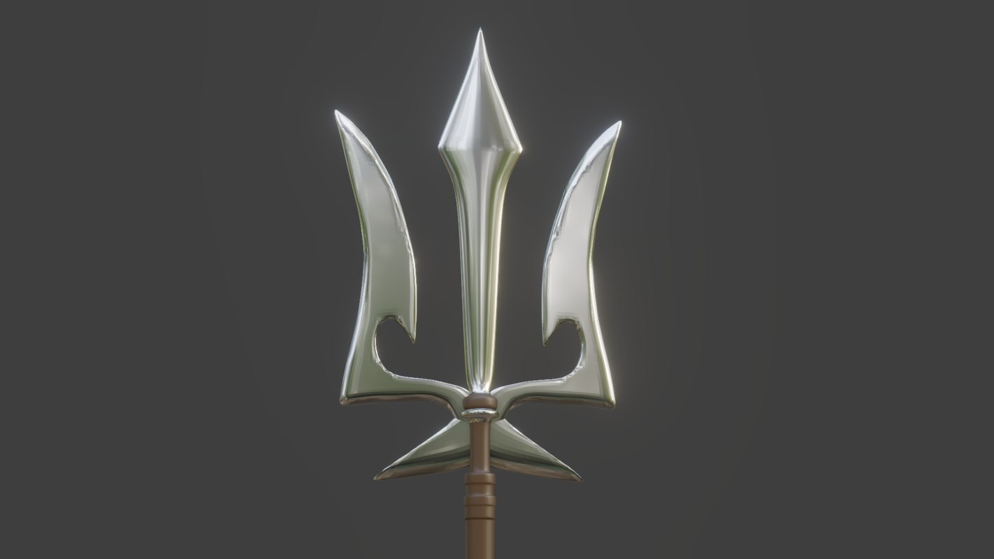 3D model trident weapon - TurboSquid 1445318
