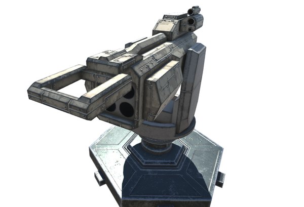3D modern unmanned turrets model - TurboSquid 1445326